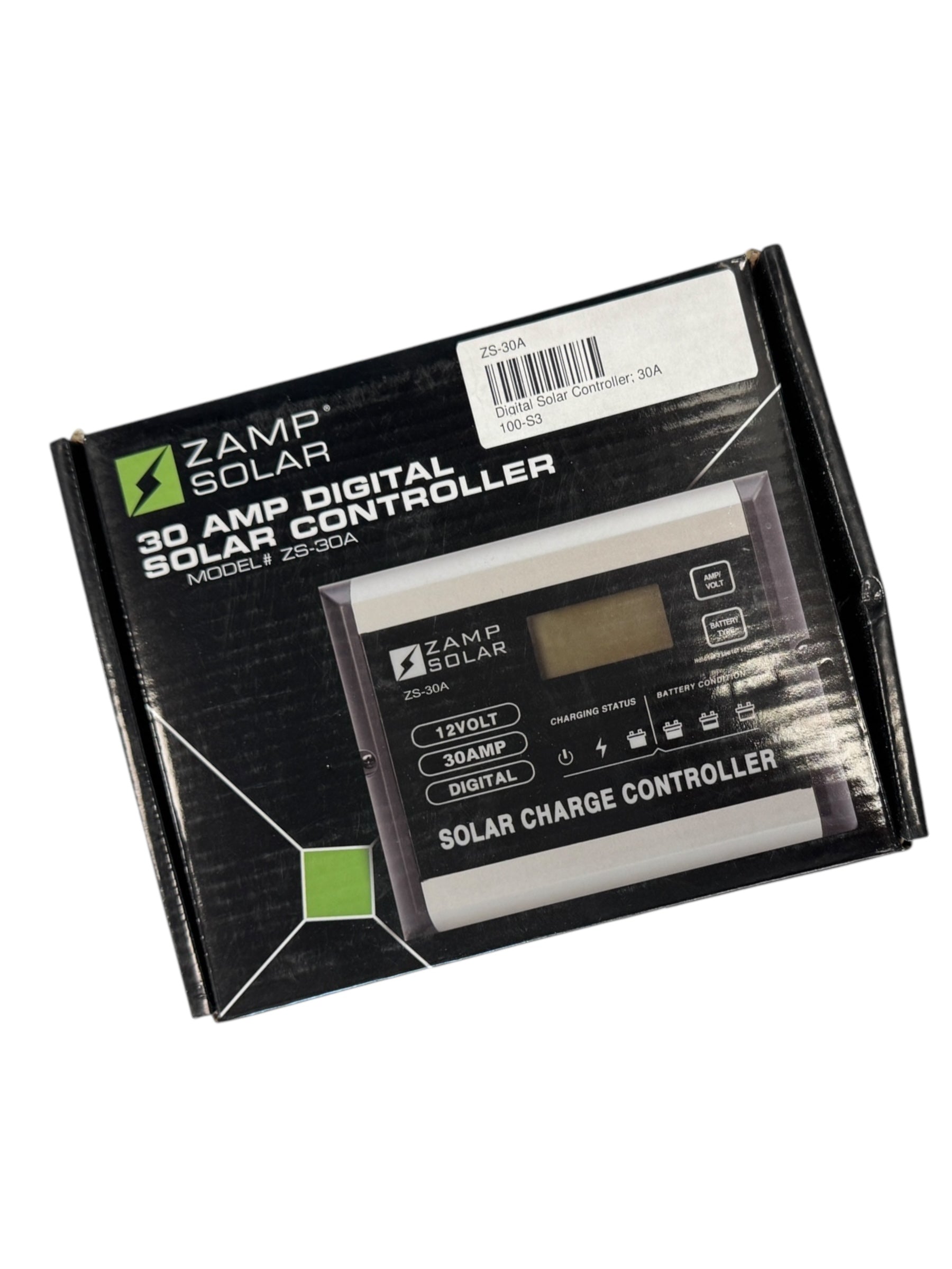 Zamp Solar ZS-30A | 30 Amp Digital Solar Charge Controller – 12V – We ...